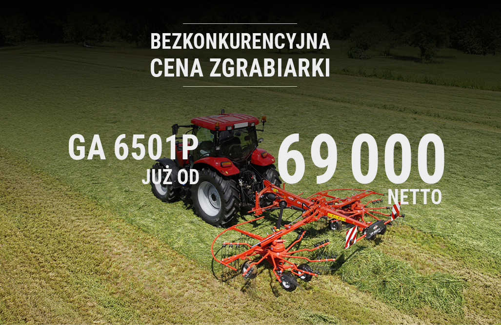 Niesamowita cena zgrabiarki | KUHN.com.pl